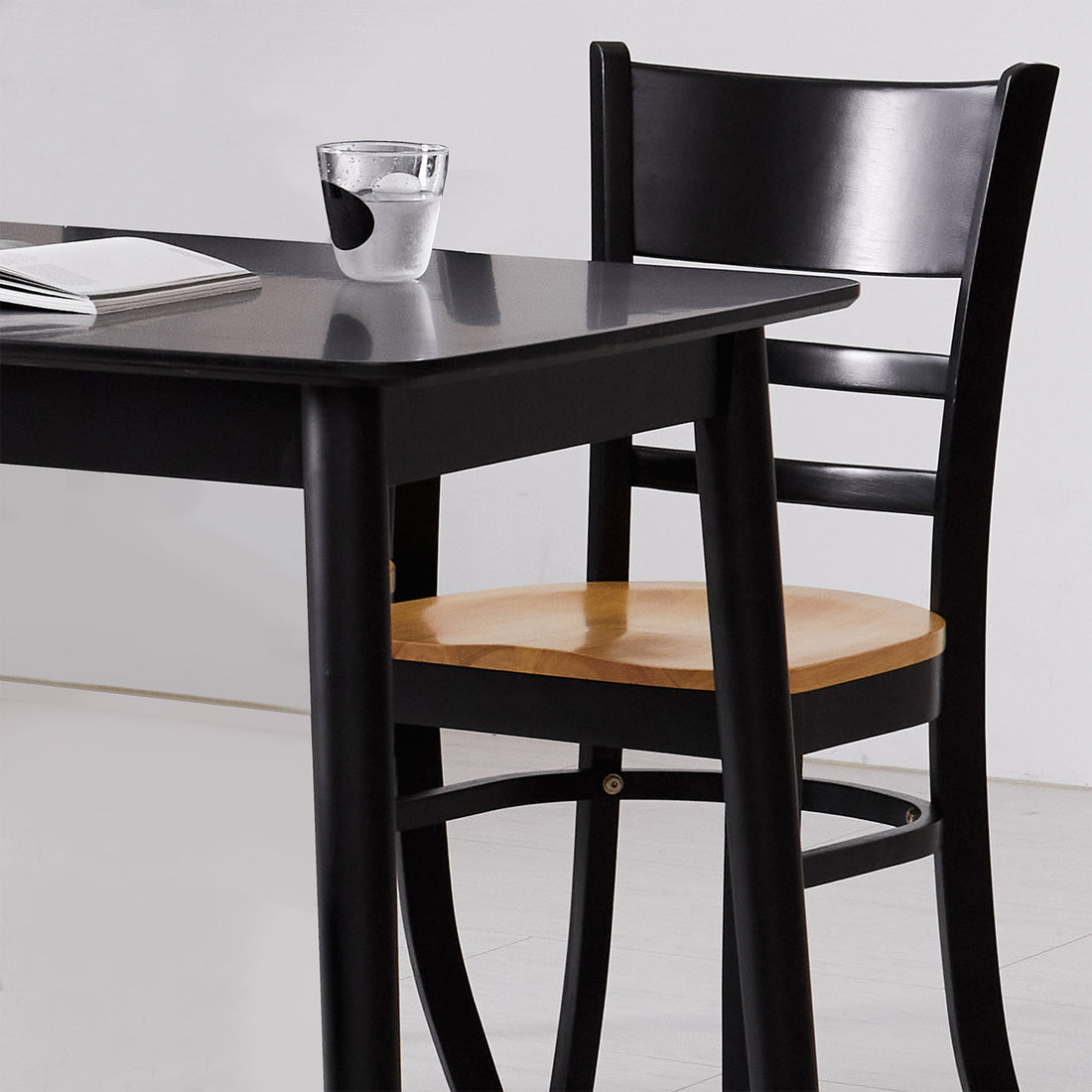 Livinia Home Furniture | Aslan 29.5" MDF Square Wooden Dining Table