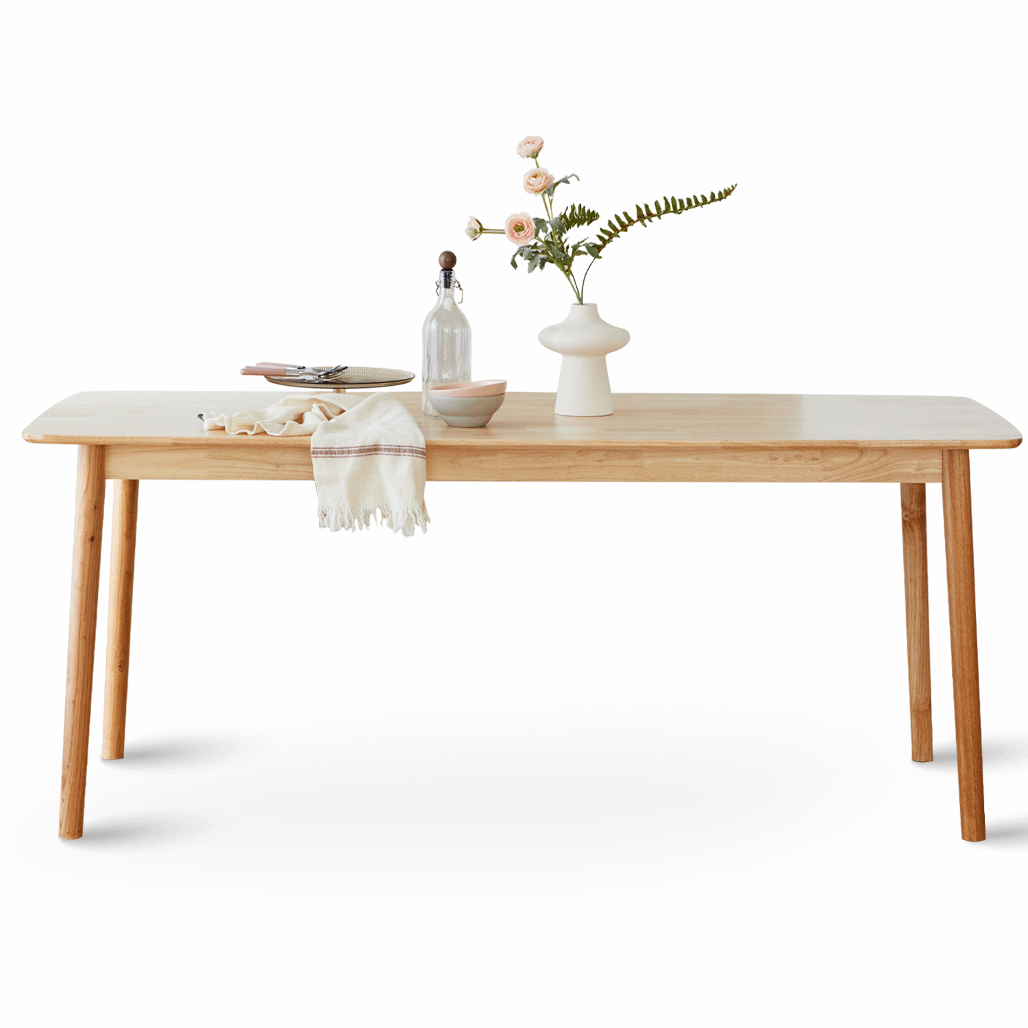 Livinia Home Furniture Aslan 71 Wooden Dining Table Livinia Home Furniture Aslan 71 Wooden Dining Table